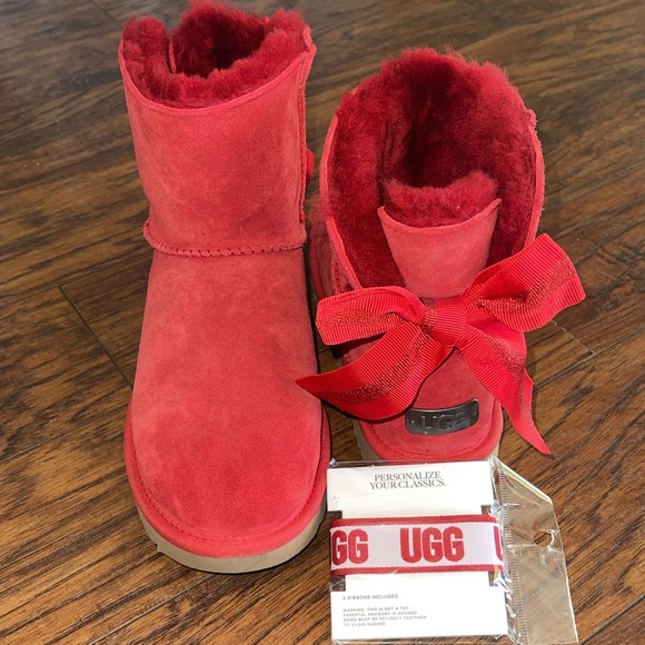 UGG | Shoes | Ugg Womens Red Boots | Poshmark